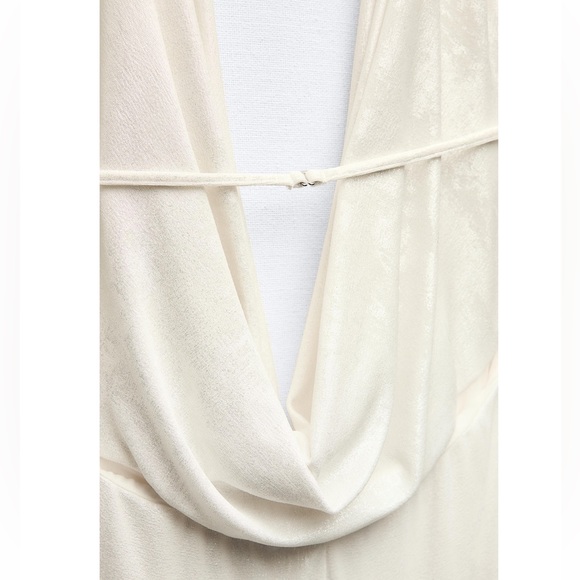 Zara | Dresses | Zara Draped Halter Dress | Poshmark